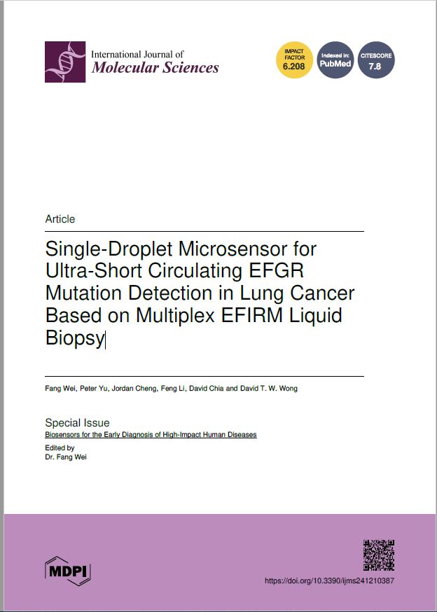 Single-Droplet Microsensor for Ultra-Short Circulating Tumor EFGR Mutation Detection in Lung ...